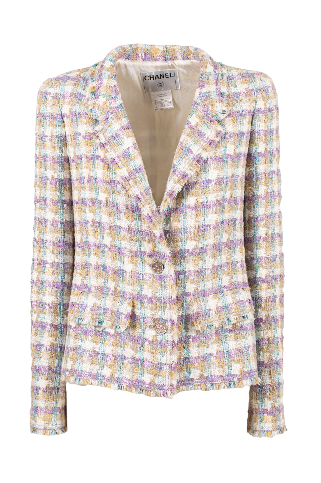 Chanel blazer in tweed - multicolor - - GF Luxury Vintage